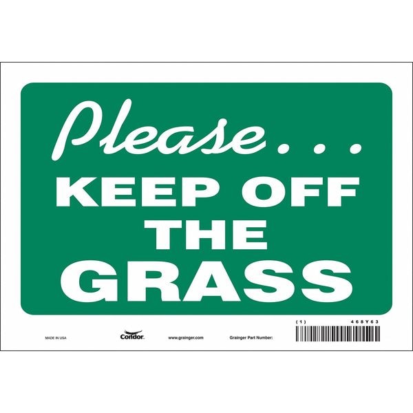 Condor Safety Sign,7 in x 10 in,Vinyl 468Y63 - Walmart.com