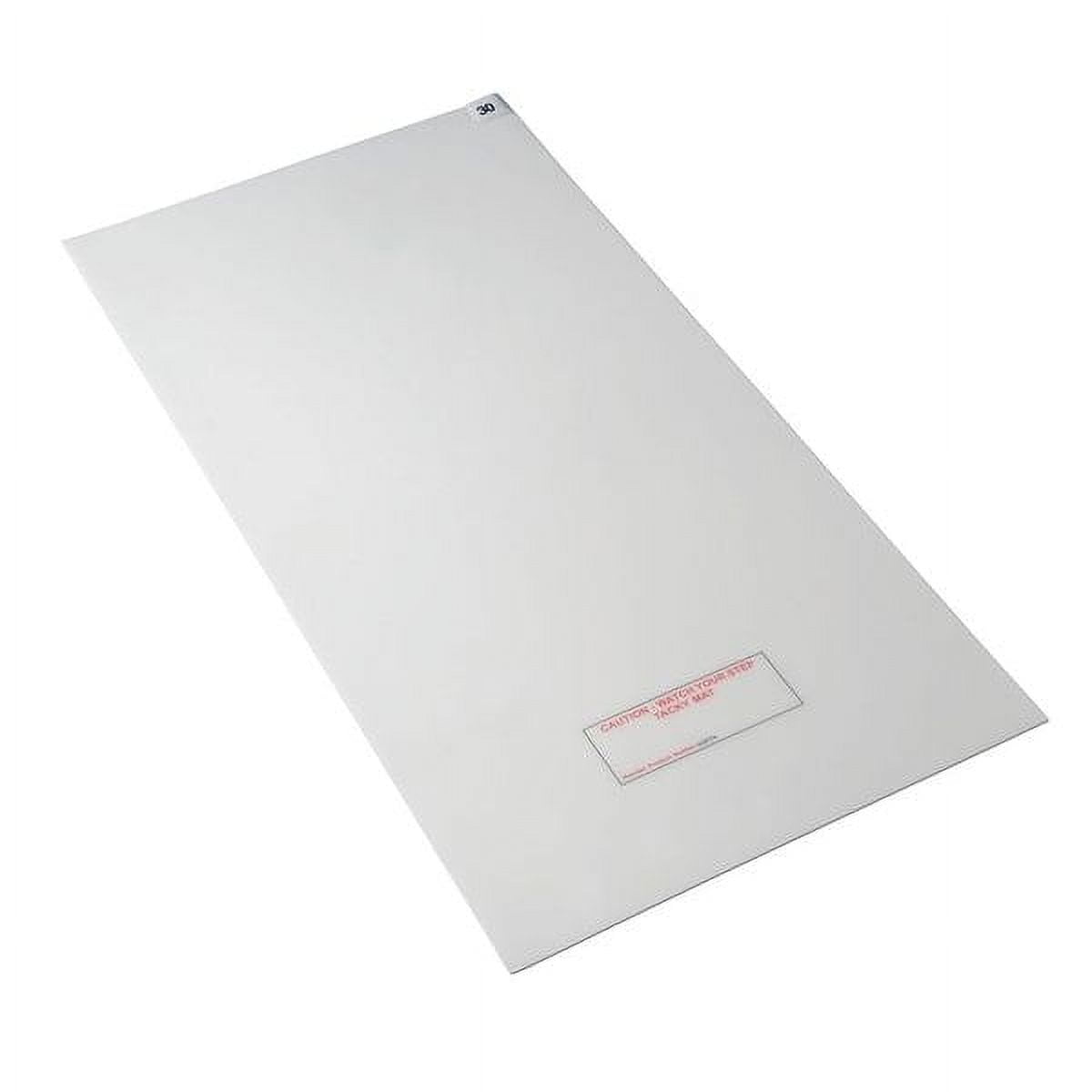 Condor Tacky Mat,White,24 x 45 In,PK4 6GRA6 - Walmart.com