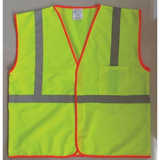 Condor U-Block Vest, Class1 Yellow/Grn, S/M 53YK47 - Walmart Business Supplies
