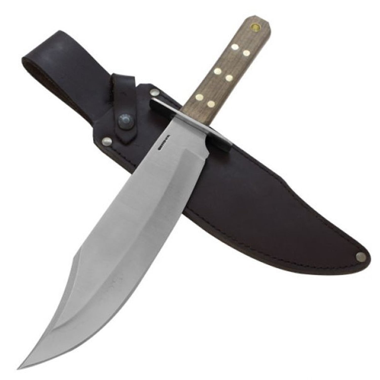 Condor Undertaker 15.5" Bowie Knife - Walnut-Plain w/Sheath - Walmart.com
