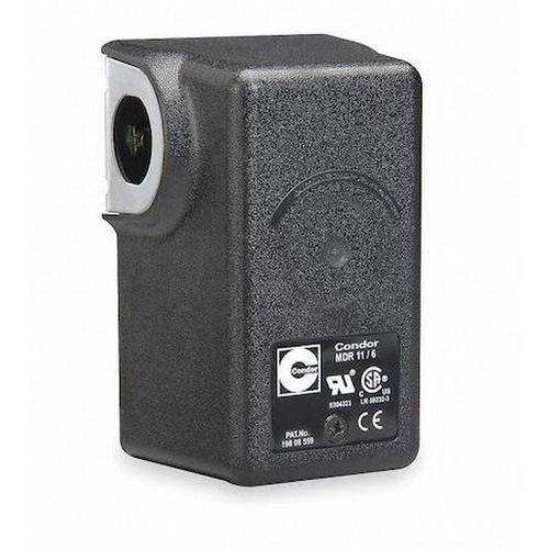 Condor Usa Pressure Switch, (1) Port, 1/4 in FNPT, DPST, 40 to 175 psi ...