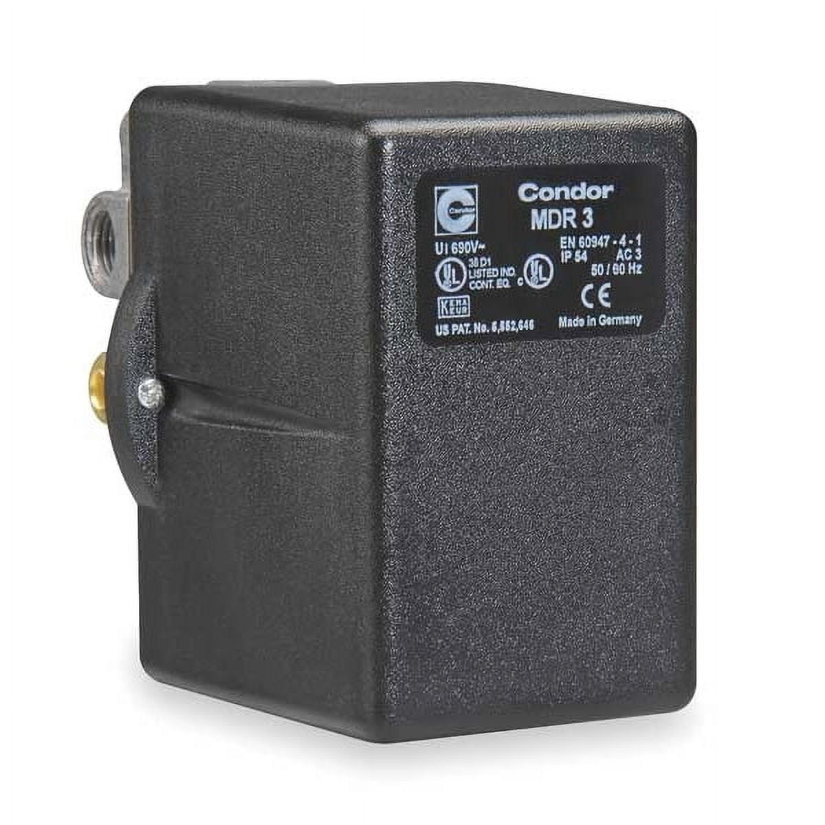 Condor Usa Pressure Switch, 3PST, 45-160 psi 31QGXEXX - Walmart.com