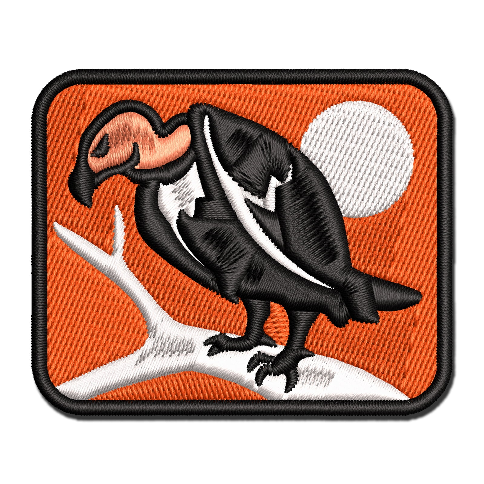 Condor Vulture Bird Applique Multi-Color Embroidered Iron-On Patch - 2. ...