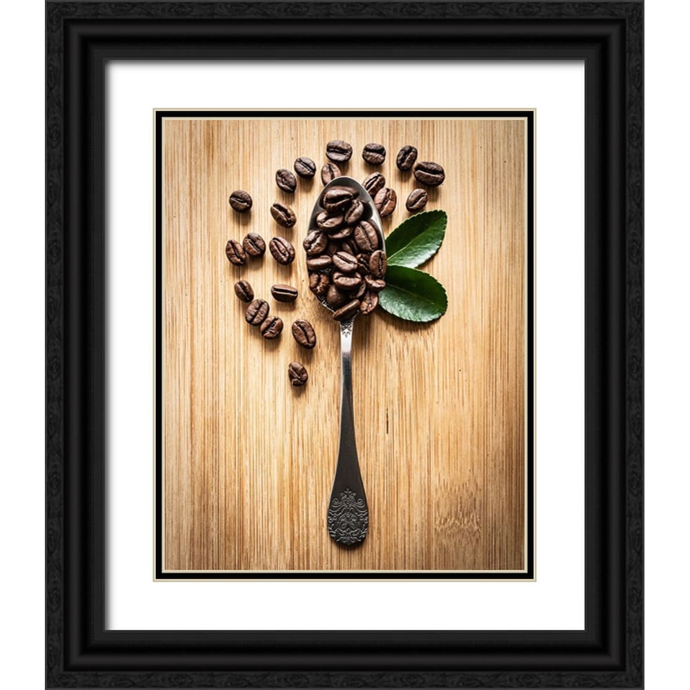 Condrea, Roxi 26x32 Black Ornate Wood Framed with Double Matting Museum ...