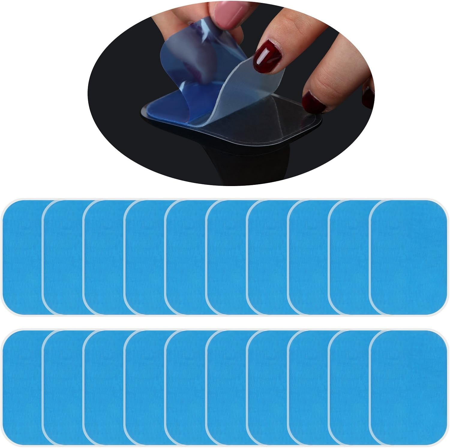 Conductive Silicone Gel Sheets For Abdominal Trainer, Abs Stimulator ...