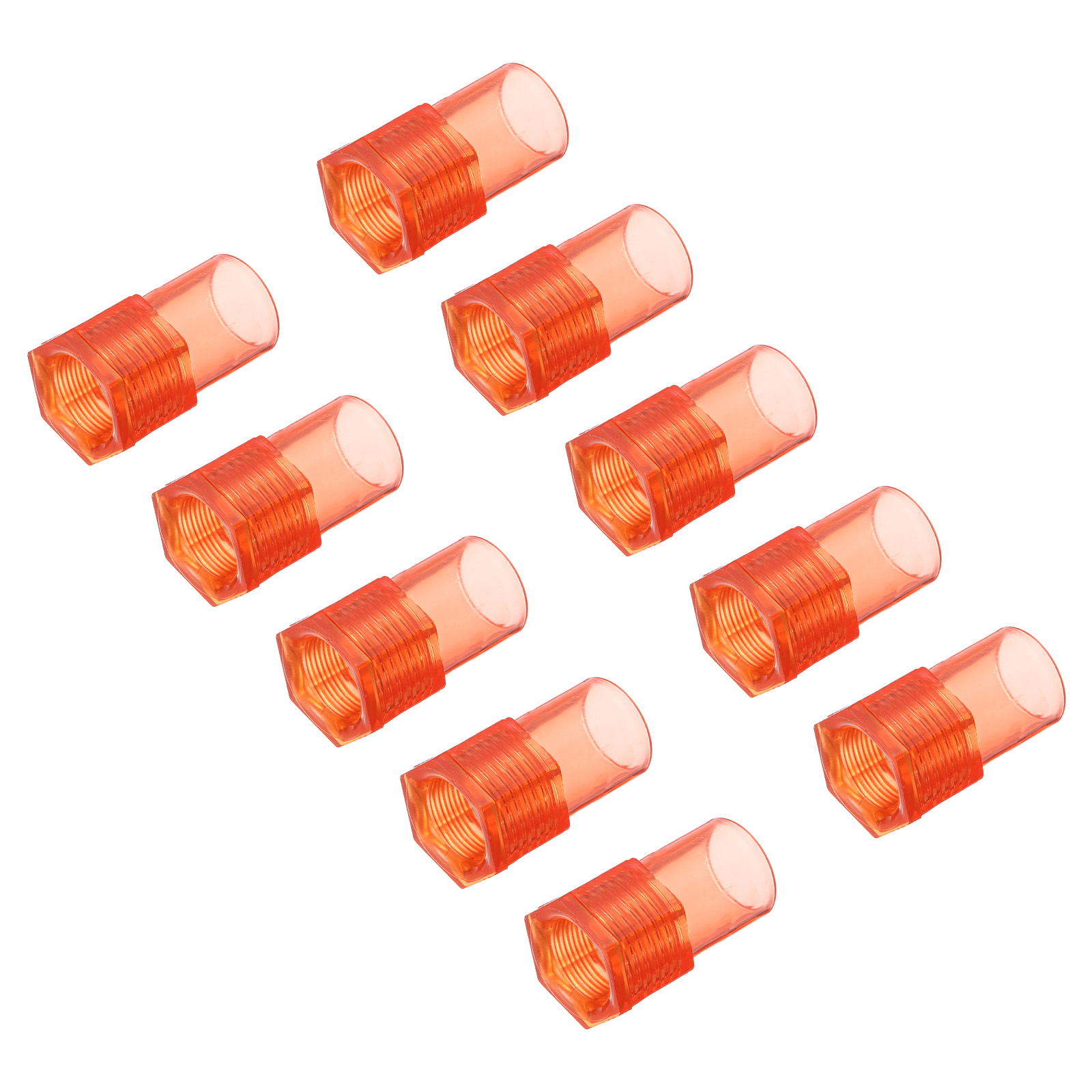 Conduit Adaptor Male PVC Lock Nut 16mm Hole Dia Seal Transparent Red ...