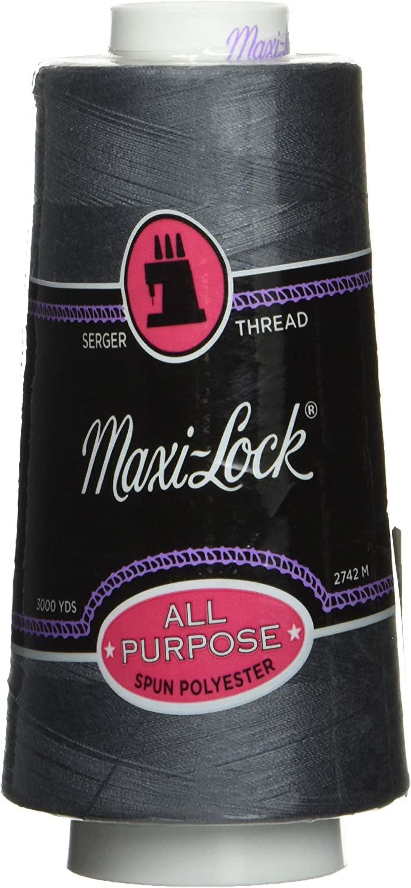 Cone 3,000yd Dark Gray Thread Spool - Walmart.com