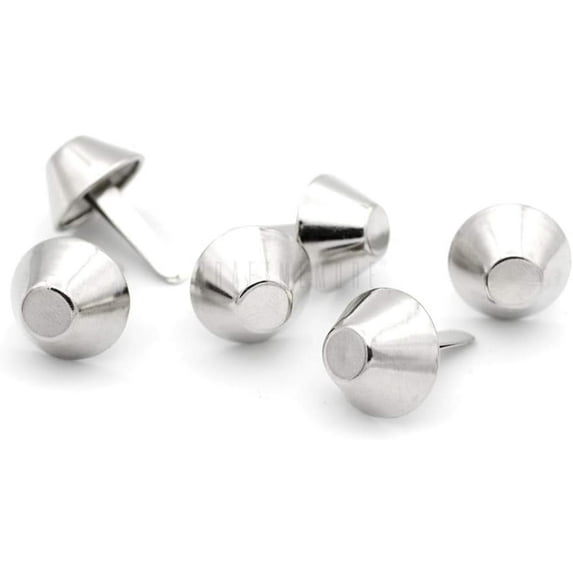 Cone Brads Purse Feet Handbag Flat Nailheads Spike Prong Studs Avail in ...