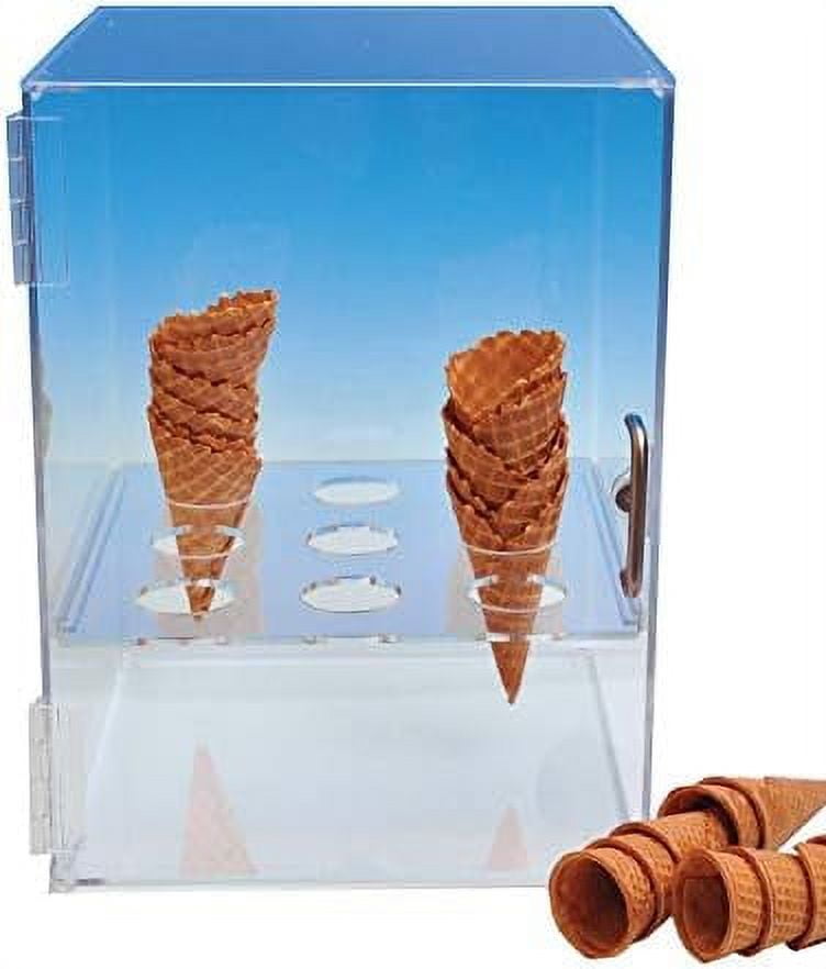 Cone Cabinet for Sugar or Waffle Cones | Choice Acrylic Display Brand ...