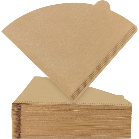 Cone Coffee Filters #2, 200 Count Unbleached Size 02 Coffee Filter ...
