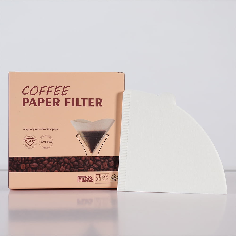 Cone Coffee Filters Paper Disposable for Pour-Over and Automatic Drip ...