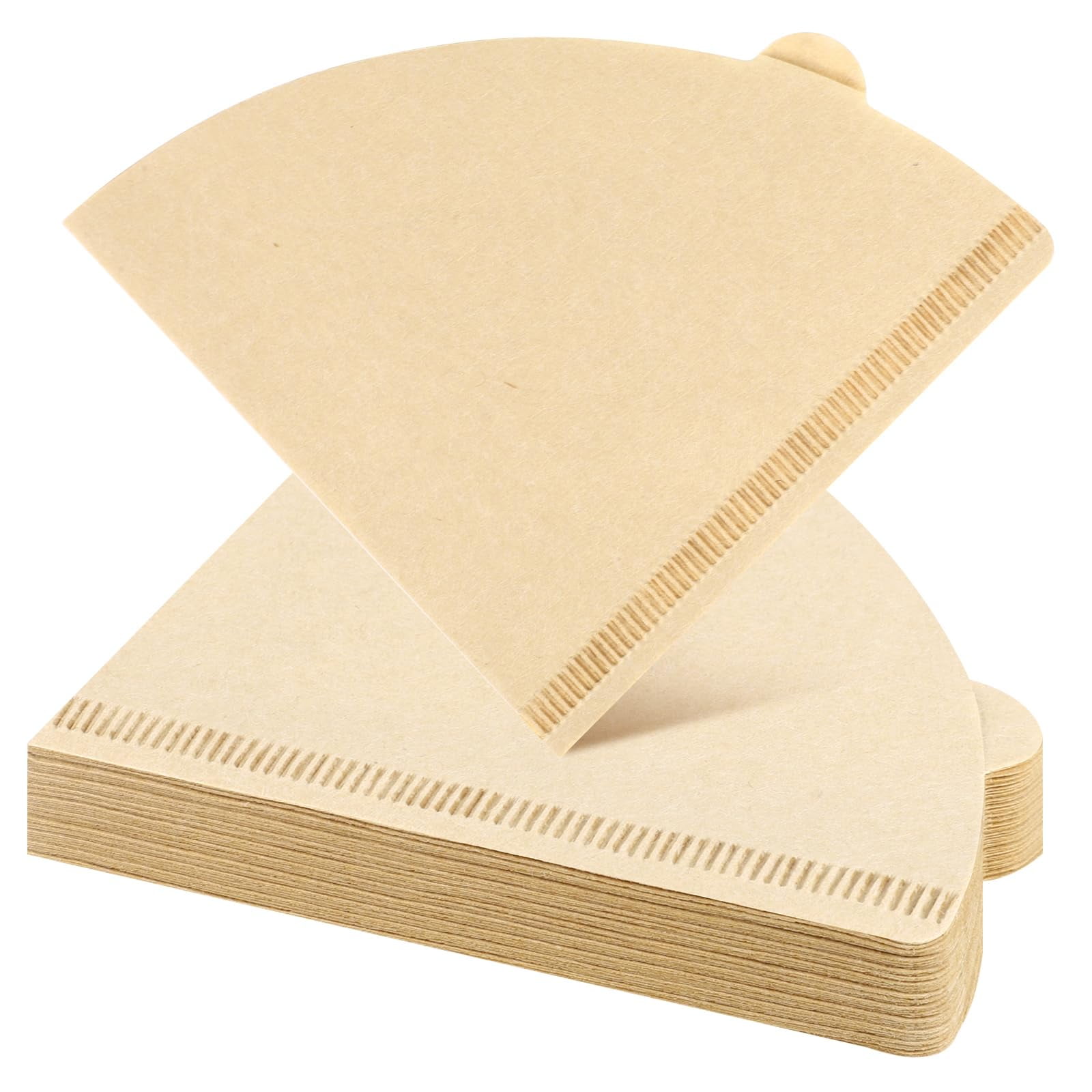 Cone Coffee Filters Size 02, 100 Pcs Disposable Natural Pour Over ...