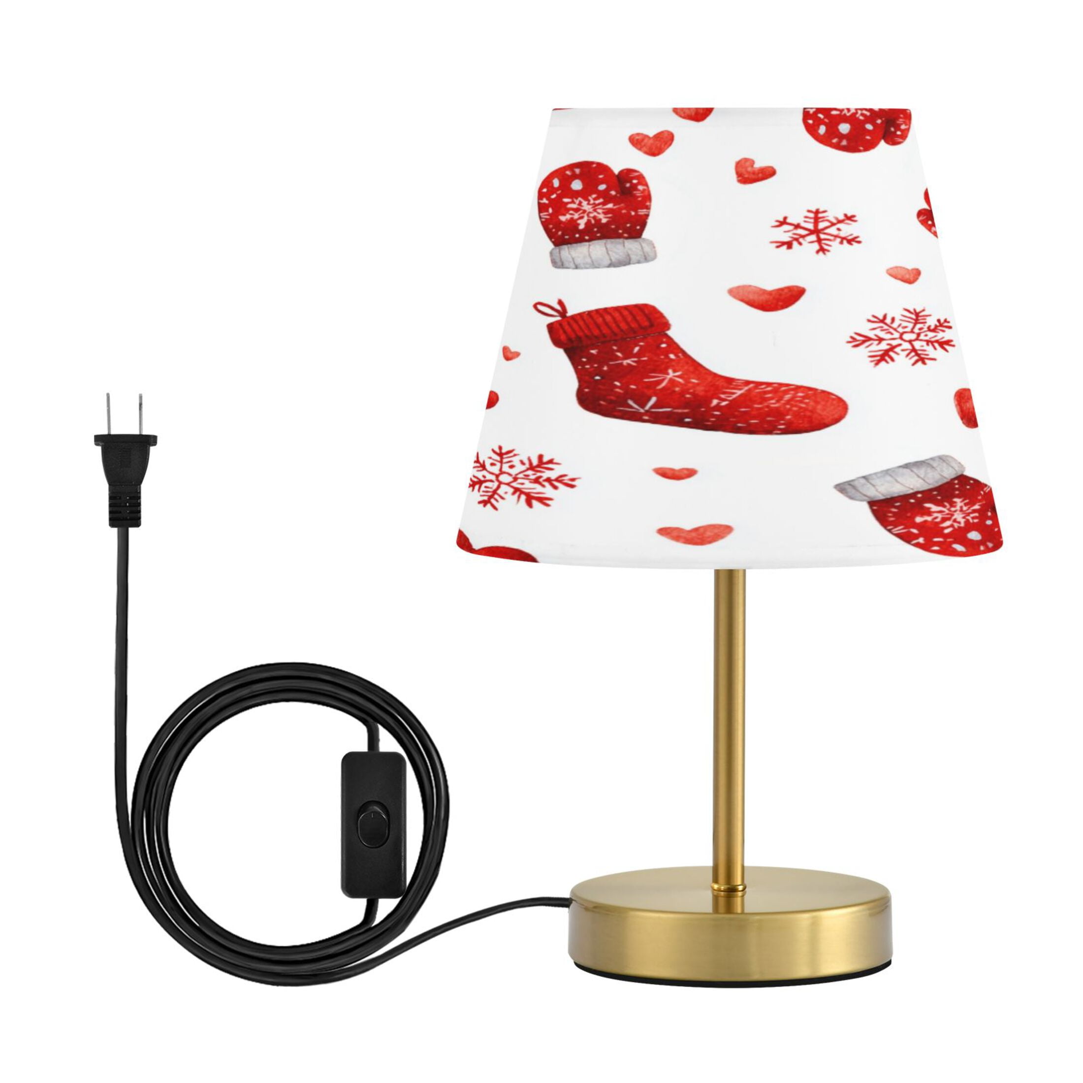 Cone Desk Lamp Antique Bronze Base & Linen Shade Bedside Table Lamp for ...