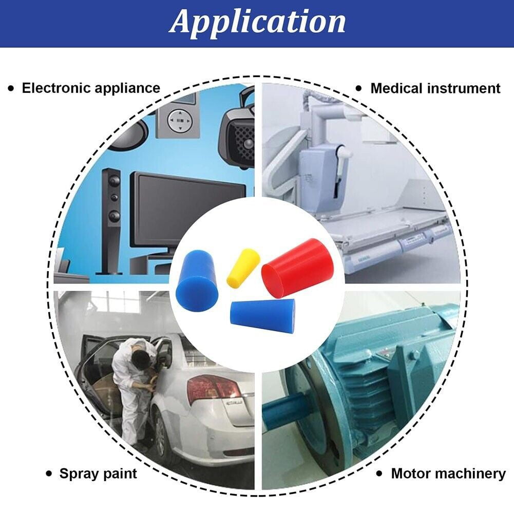 Cone Plugs Silicone Cone Plugs Accessories Assortment Kit High Temp ...