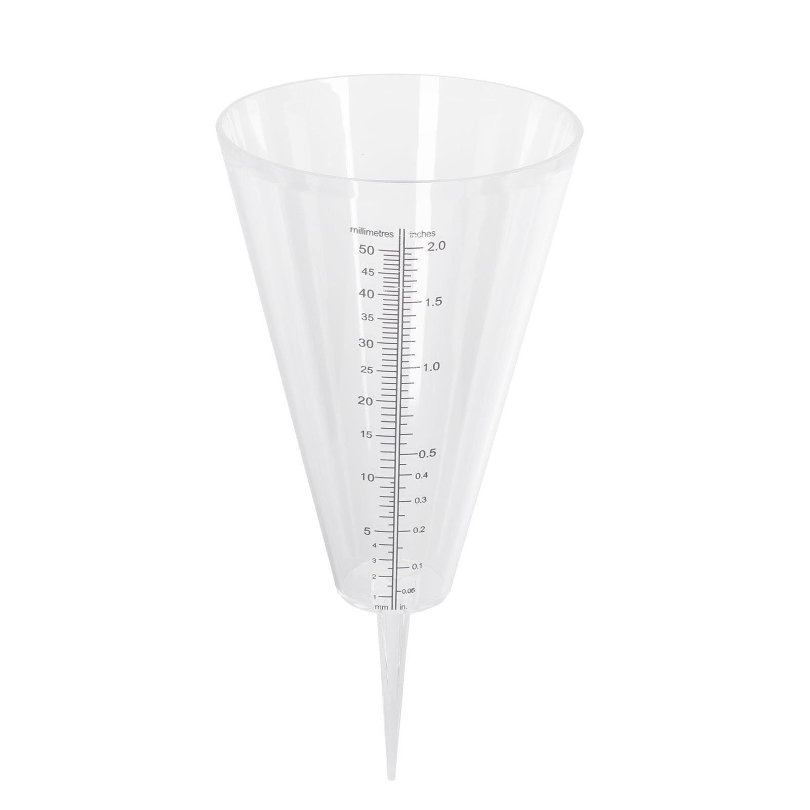 1pc Transparent Cone Shaped Rain with Measuring Cup for Accurate ...
