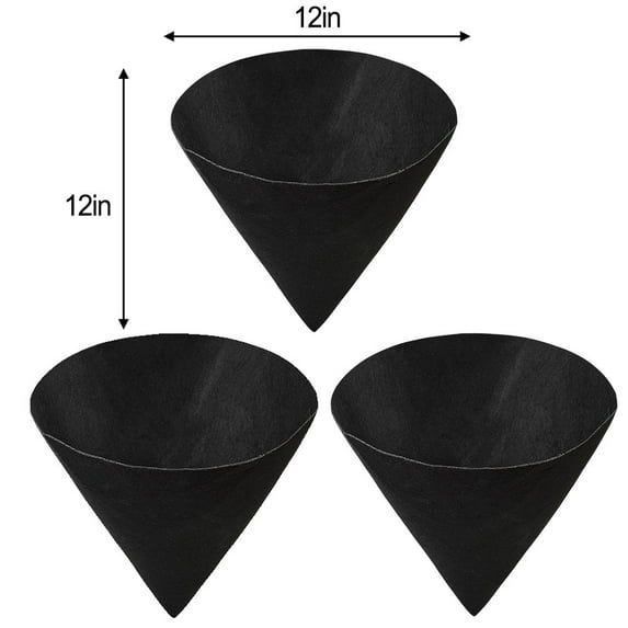 Cone-Shaped Liners Breathable Felt Material Hanging Baskets For Plants ...