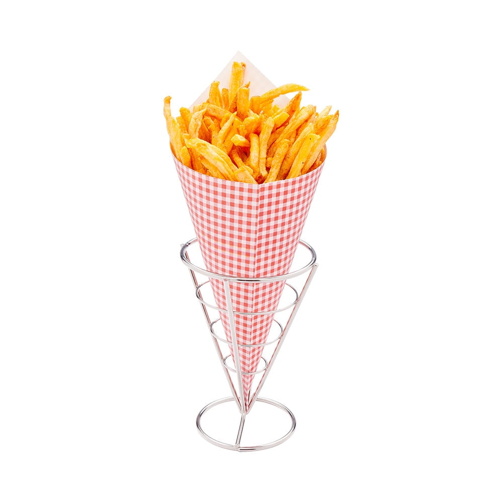 Conetek 10-Inch Eco-Friendly White Finger Food Cones: Perfect for ...