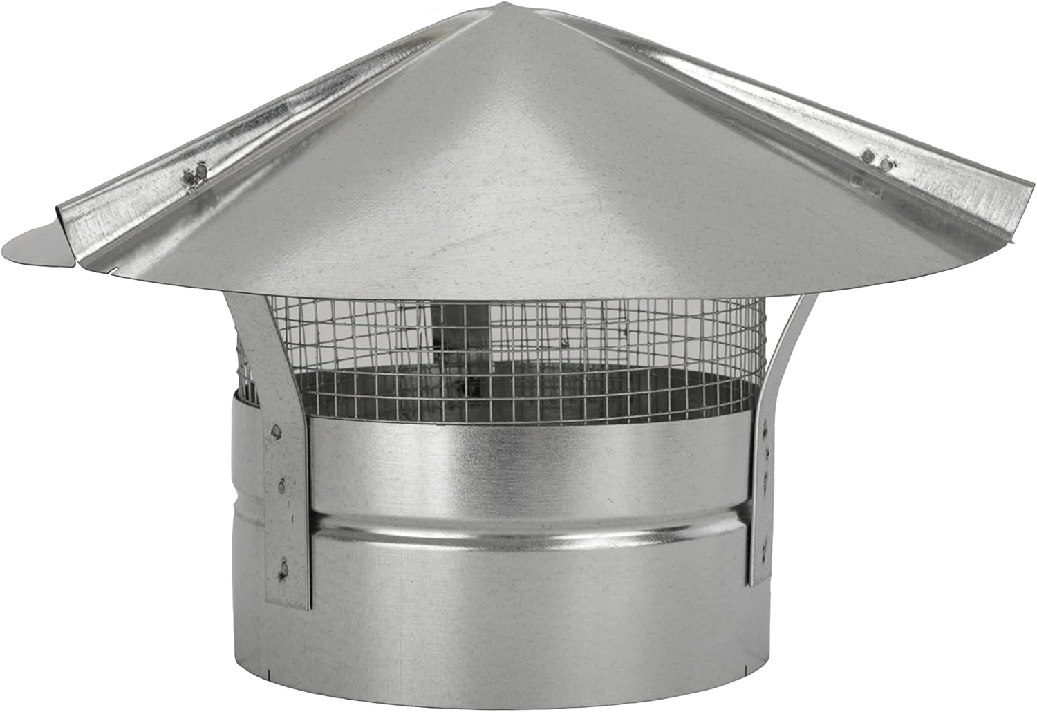 Cone Top Cap with Screen - Stainless Steel 8 inch - Walmart.com