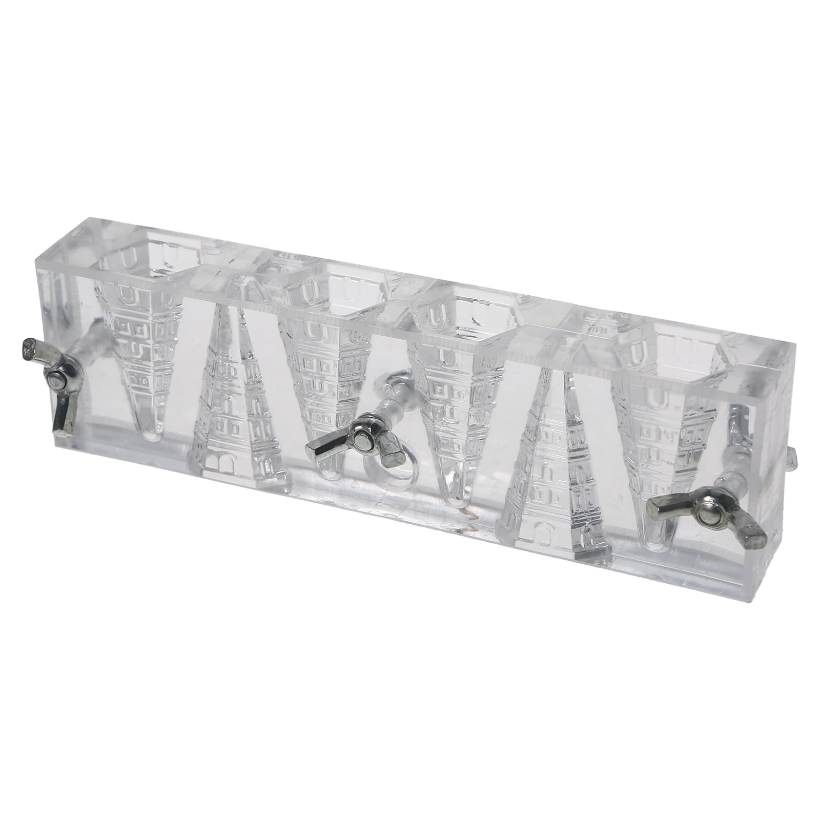Cone Tower Making Mold 6 Grid Cone Mould Acrylic Transparent DIY Clear ...