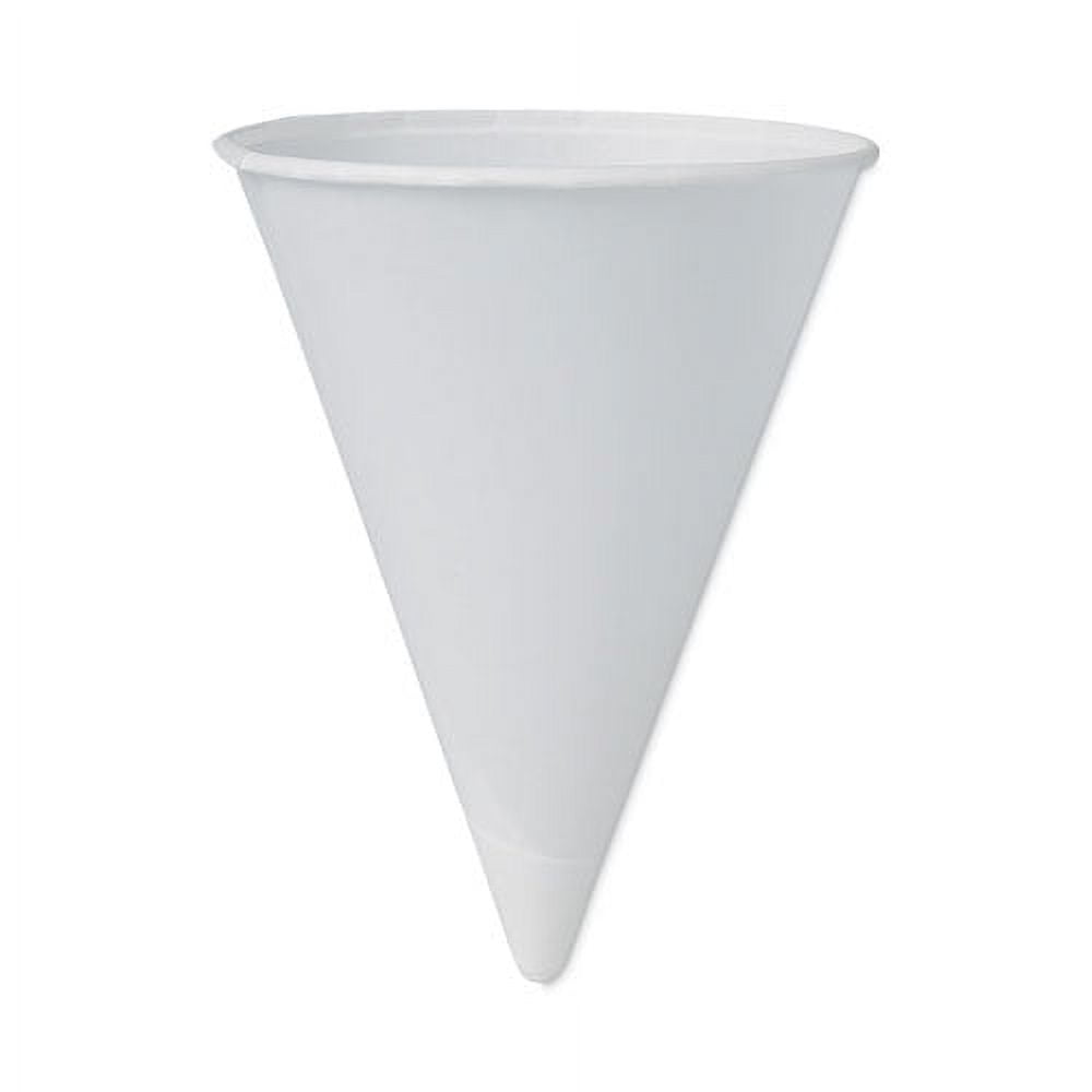 Cone Water Cups, Cold, Paper, 4 Oz, White, 200/pack | Bundle of 10 ...