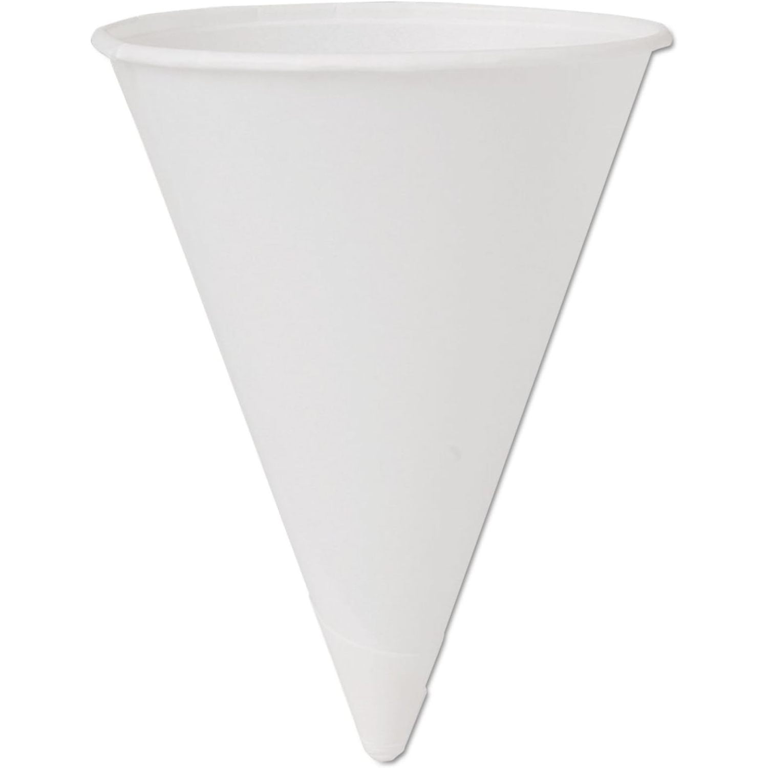 Cone Water Cups, Cold, Paper, 4oz, White, 200/Bag - Walmart.com