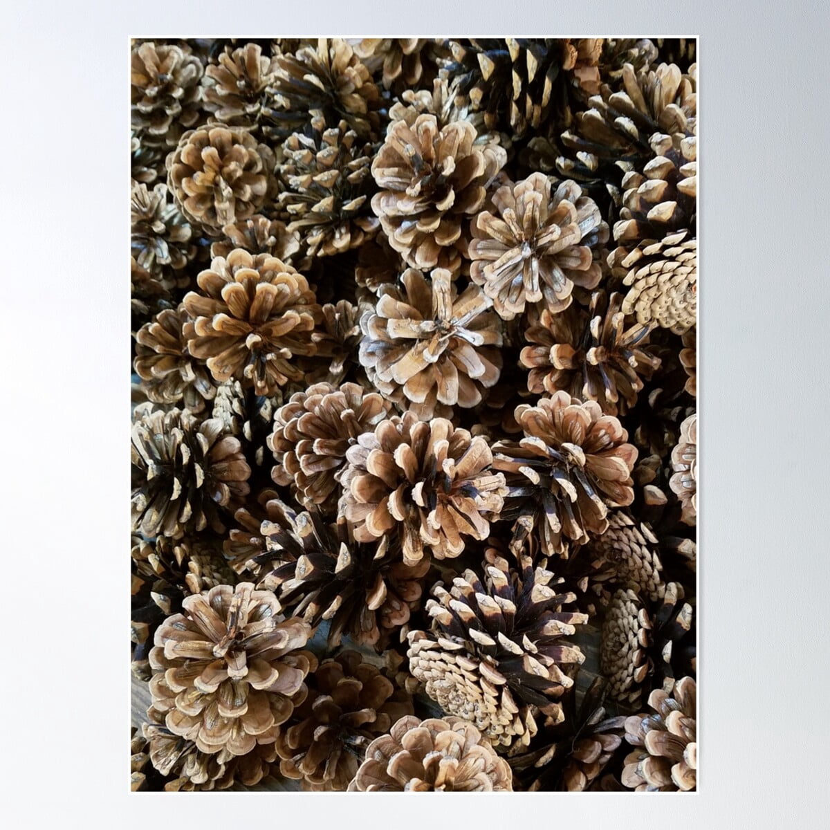 Cones On Cones On Cones Poster Wall Art, Modern Wall Decor For Living ...