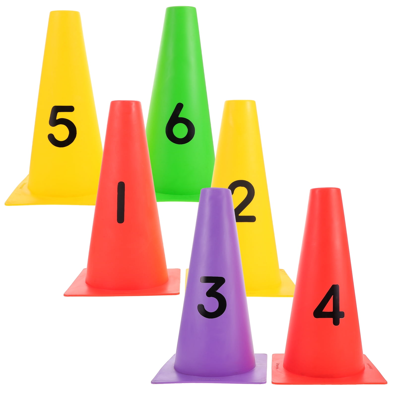 Cones For Sports Training,Agility Soccer Cones 6Pcs Heavy-duty Sports ...