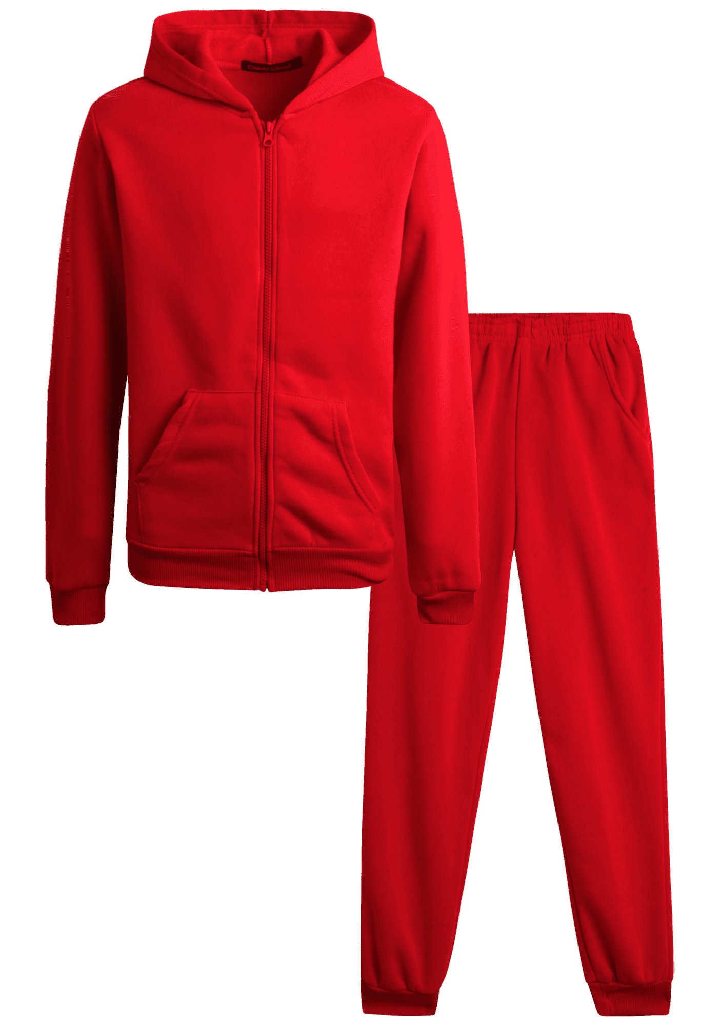 Coney Island Boys Sweat Suit Set - 2 Piece Soft Fleece Zip Up Hoodie ...