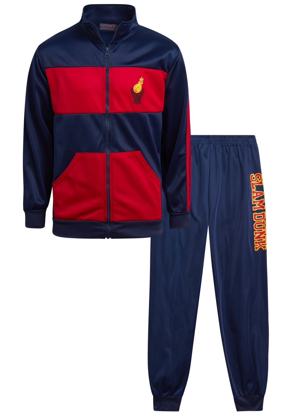Coney Island Boys' Tracksuit Set - 2 Piece Tricot Jacket and Joggers ...