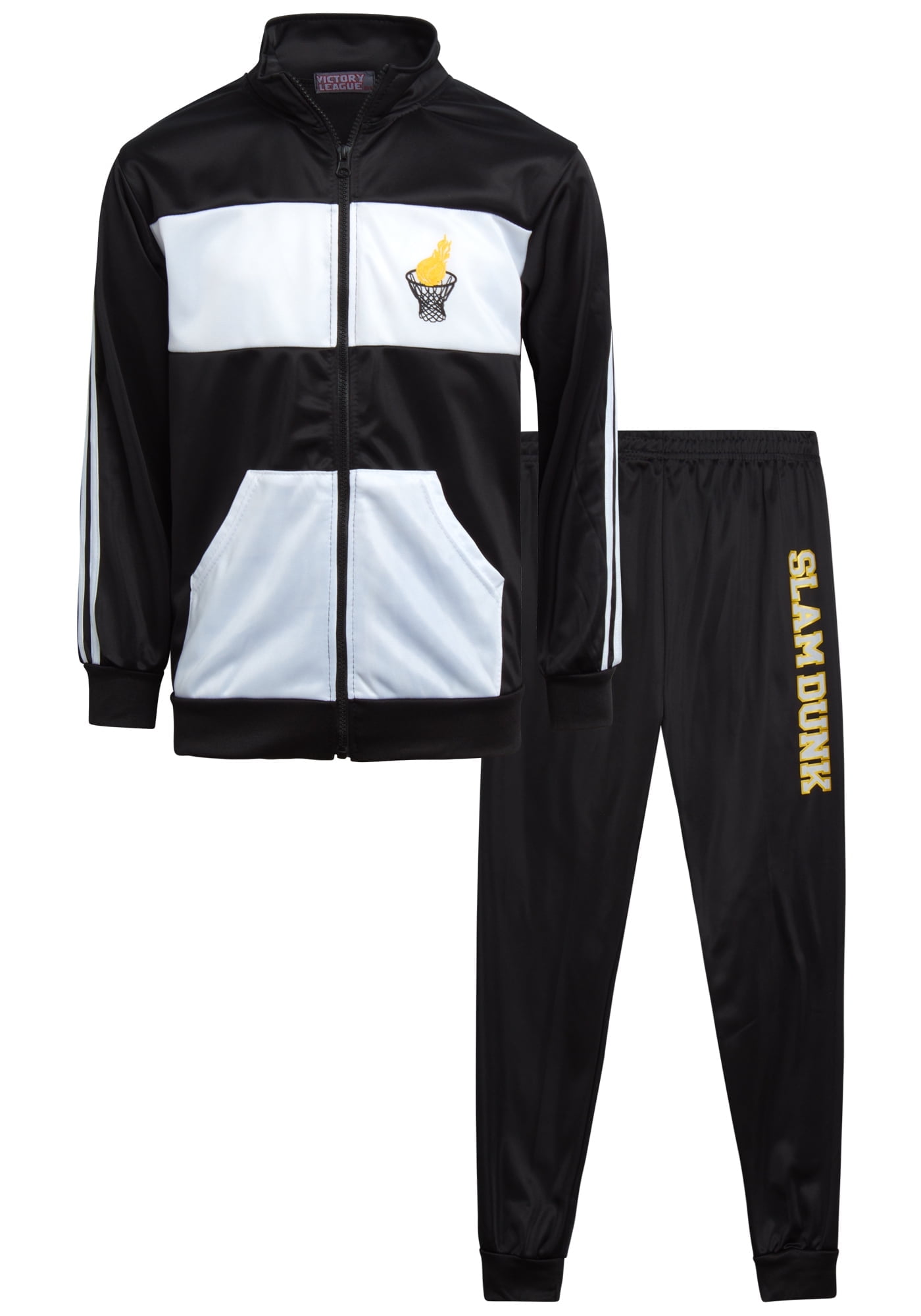 Coney Island Boys' Tracksuit Set - 2 Piece Tricot Jacket and Joggers ...
