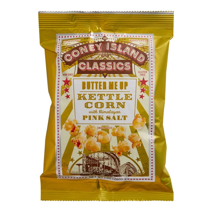 Coney Island Butter Me Up Kettle Corn Snack Size 1 oz. Pack of 2 ...