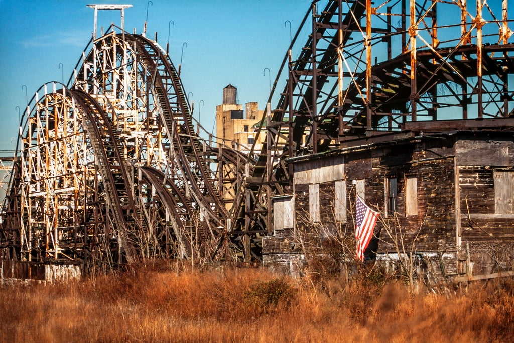 Coney Island Fair Abandoned Amusement Park Photo Photograph Cool Wall ...
