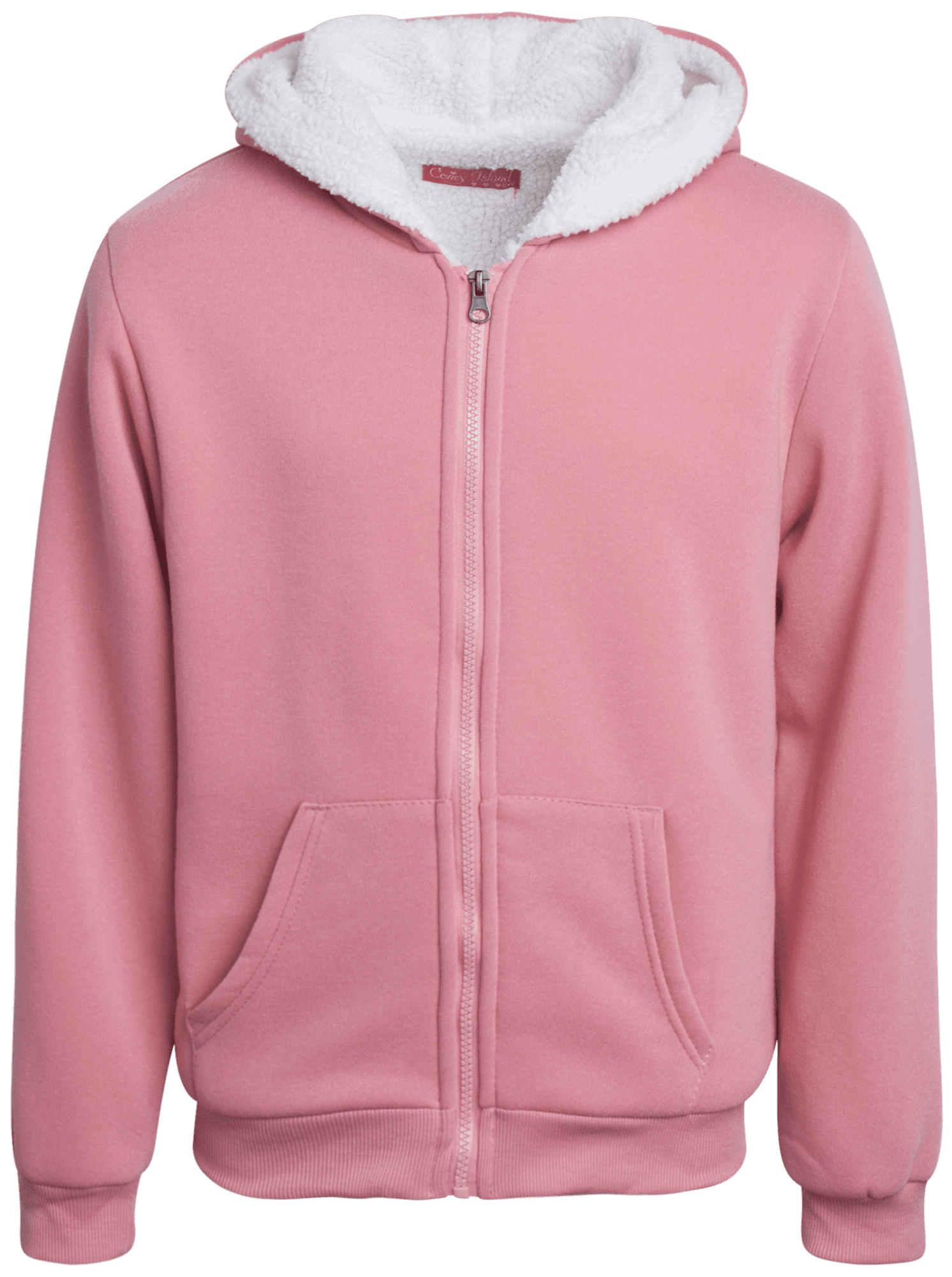 Coney Island Girls' Sweatshirt - Sherpa Lined Zip Hoodie (Size: 4-16 ...