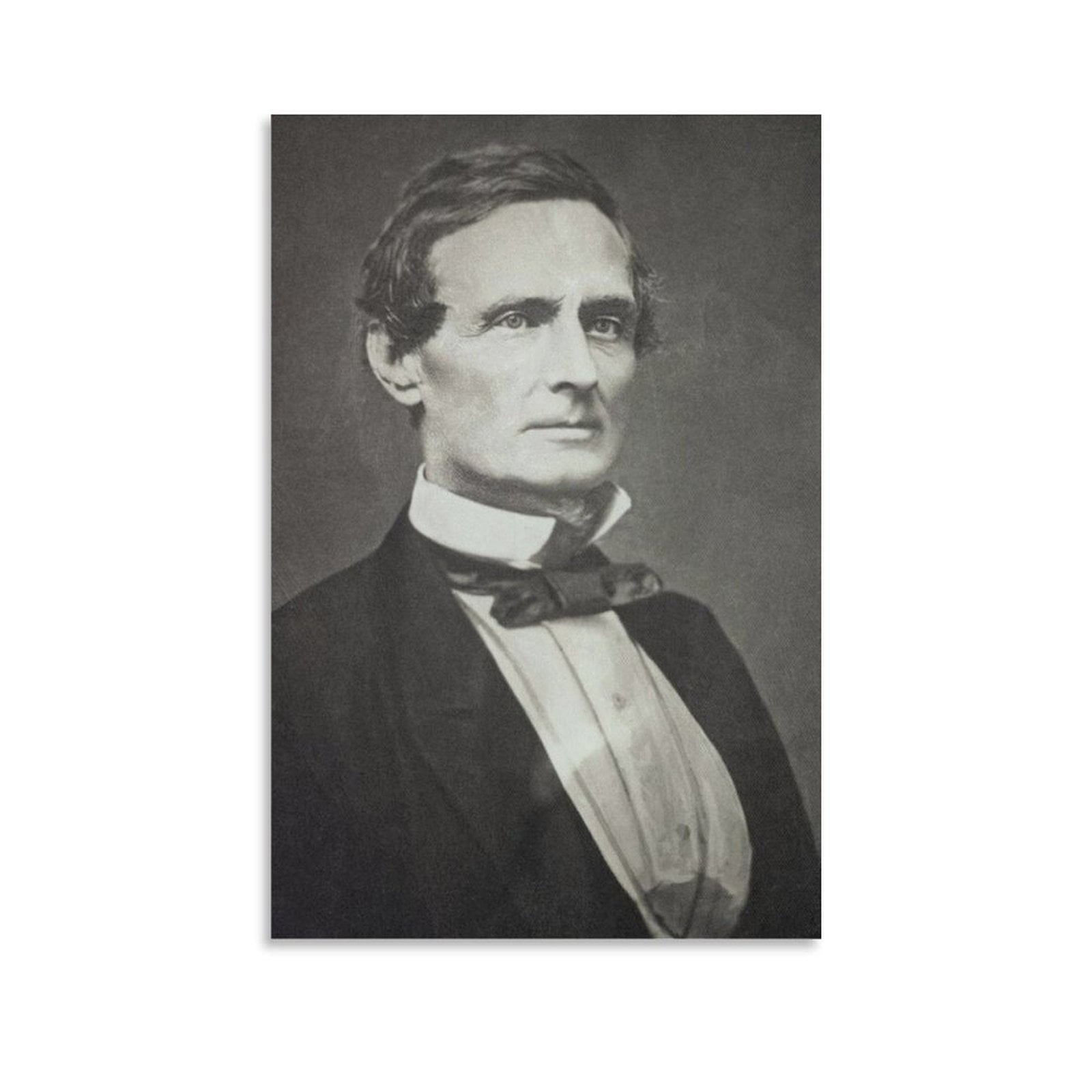 Confederate States President Jefferson Davis As Young Man Retro Poster ...