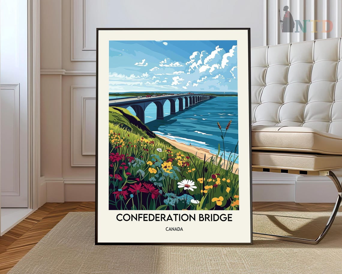 Confederation Bridge Poster, Confederation Bridgeconfederation Bridge ...