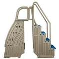 Confer Above Ground A-Frame Entry System with In Pool Steps, Warm Gray ...