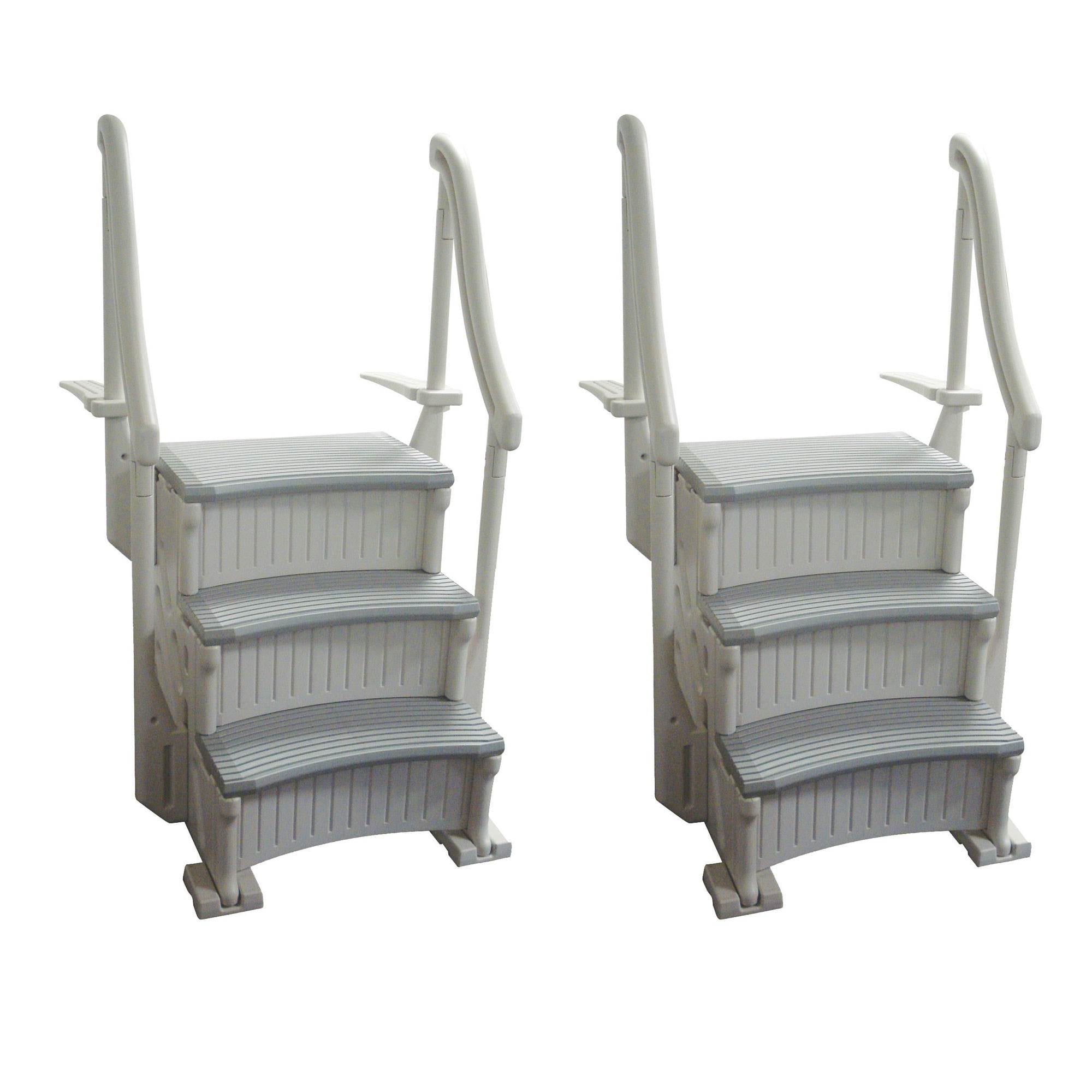 Confer Gray Inground Pool Entry Steps - 2 Pack Australia | Ubuy