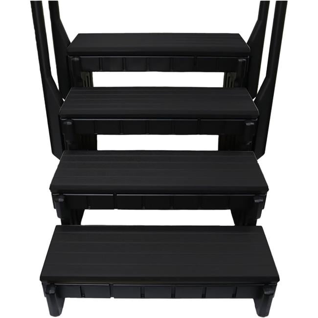 Confer Plastics SSS364LBGBLK 36 in. 4 Step Signature Spa Steps with ...