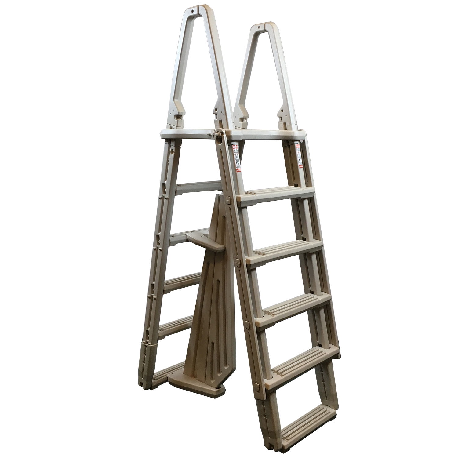 Confer Plastics Heavy Duty Adjustable A Frame Pool Entry Ladder, 48 ...