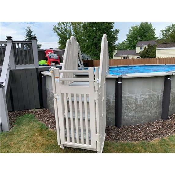 Confer Plastics STEPENCLX Enclosure Kit With Gate Step-1, Warm Gray ...