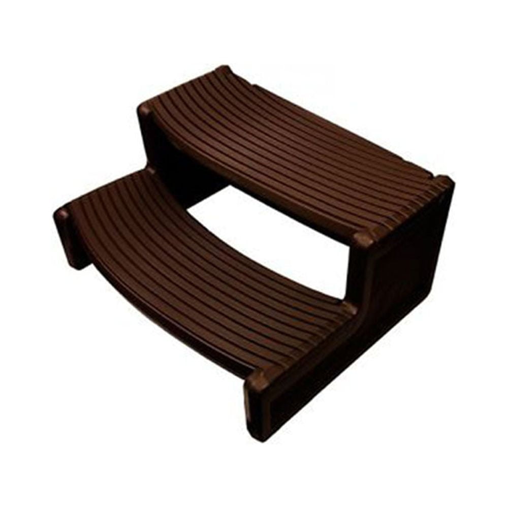 Confer Plastics Handi-Step Stool, Hot Tub & Deck Entry System, Versatile for Straight/Curved ...