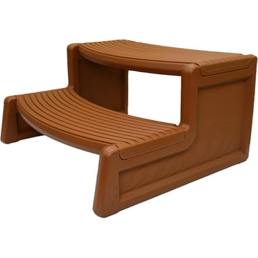 Confer Plastics Leisure Accents Spa Storage Steps Stool Accessory, Espresso - Walmart.com