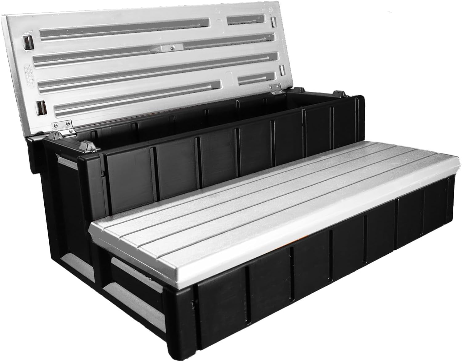 Confer Plastics Two Tier 36" Wide Storage Hot Tub Step: Durable, Multi ...