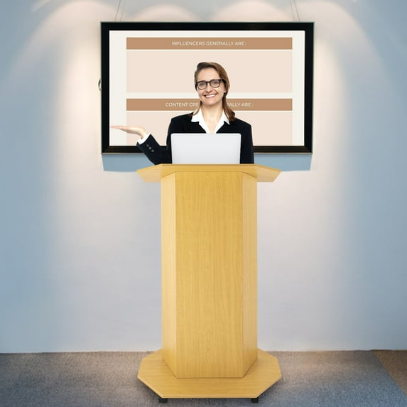 Conference Presentation Stand, Portable Presentation Standing for ...