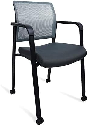 , Conference Room Chairs with Wheels and Paddle, Ergonomic Mesh Back ...