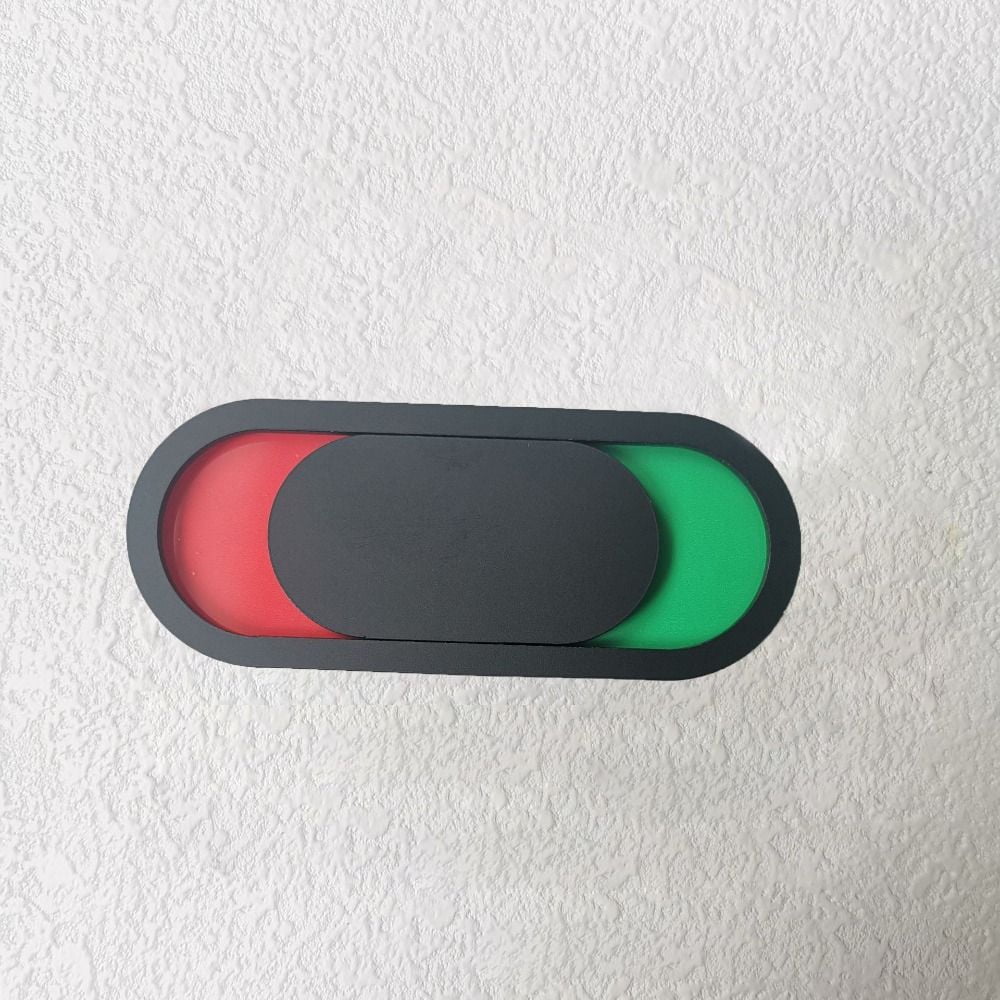 Conference Room Durable Office Room ABS VACANT OCCUPIED Waterproof Door ...