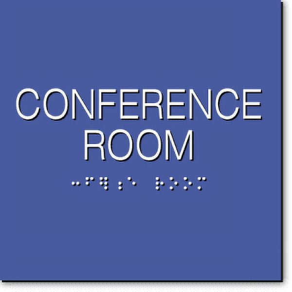 Conference Room Sign-Blue / White (4 Units) - Walmart.com