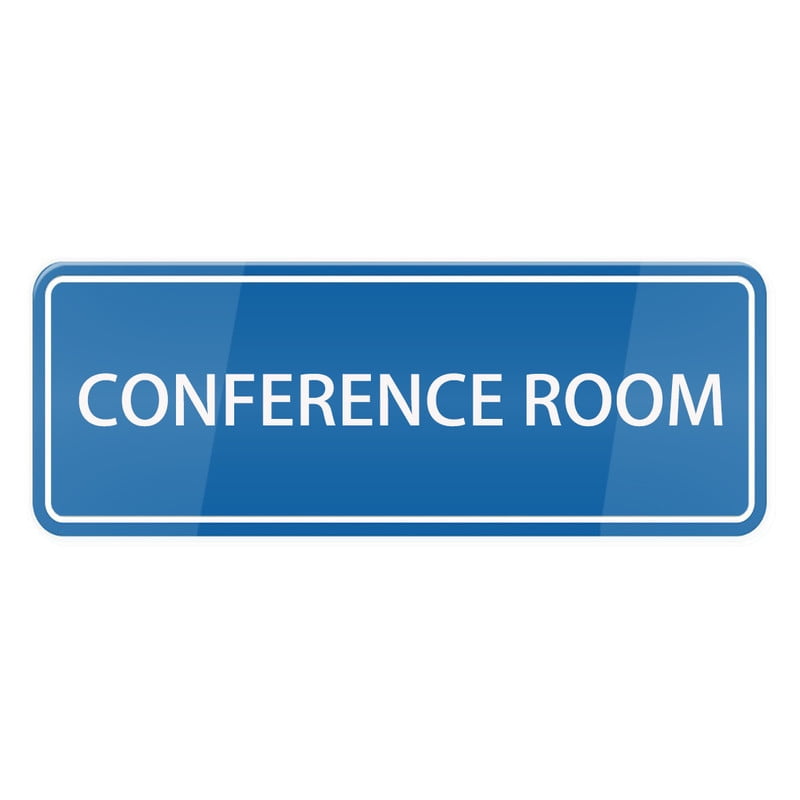 Conference Room Sign, Main Official Self Adhesive Sign For Door Or Wall ...