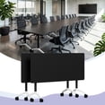 Conference Room Table Folding with Wheels Nesting Heavy Duty 63"L×19.7 ...