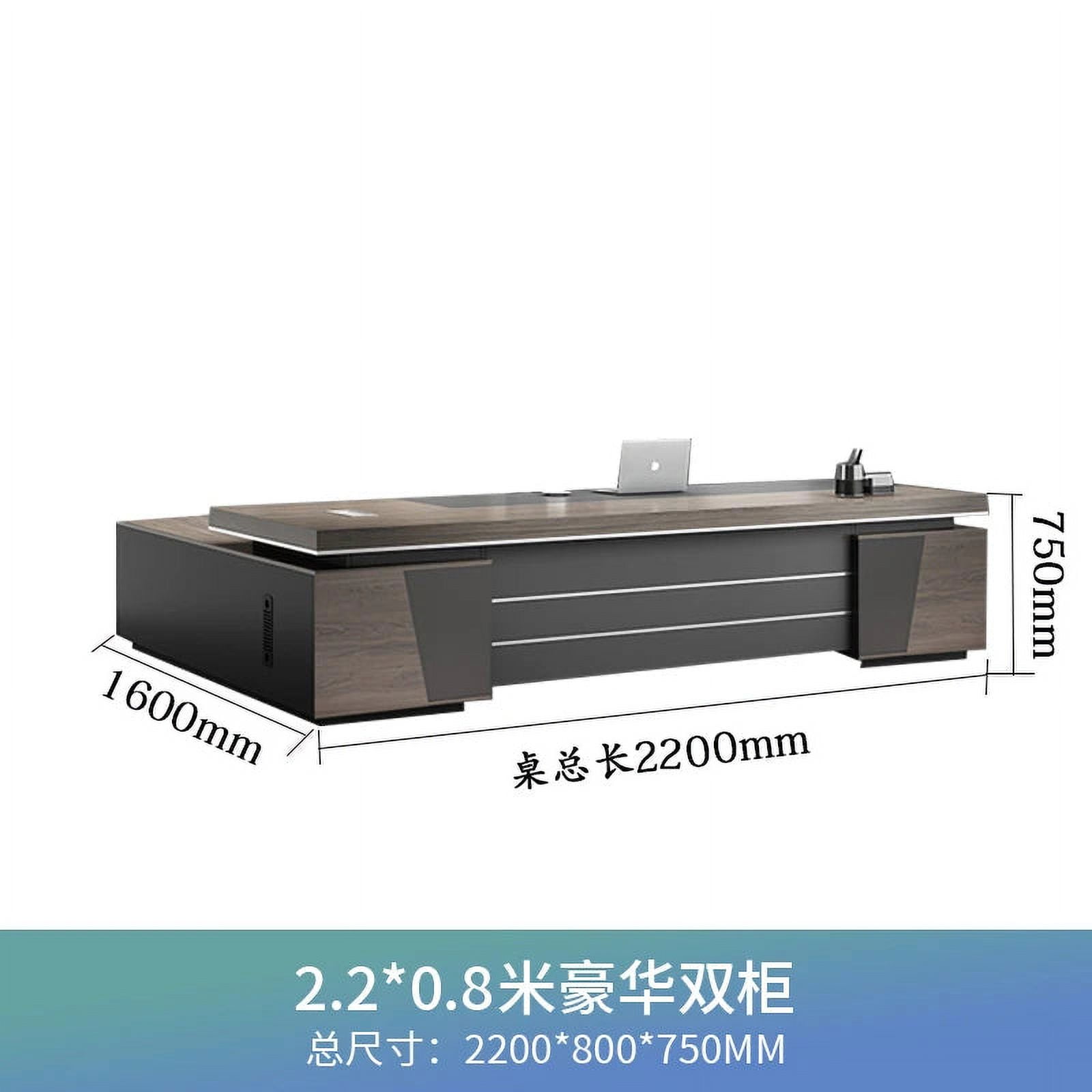 Conference Study Table Office Reception L Shaped Executive Desk Mat ...